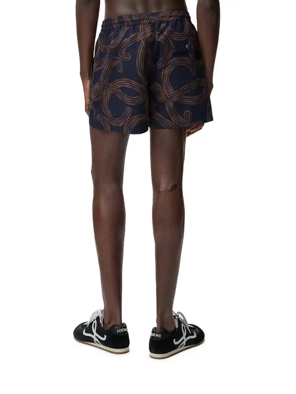 Loewe Anagram Print Swim Shorts - Multicolor