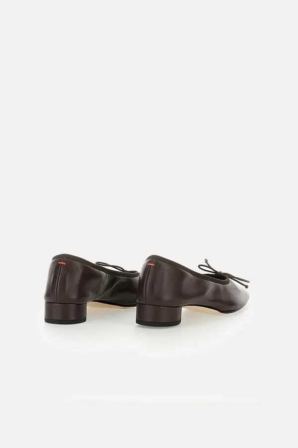 AeydĒ Onda Nappa Leather Ballerina Pumps