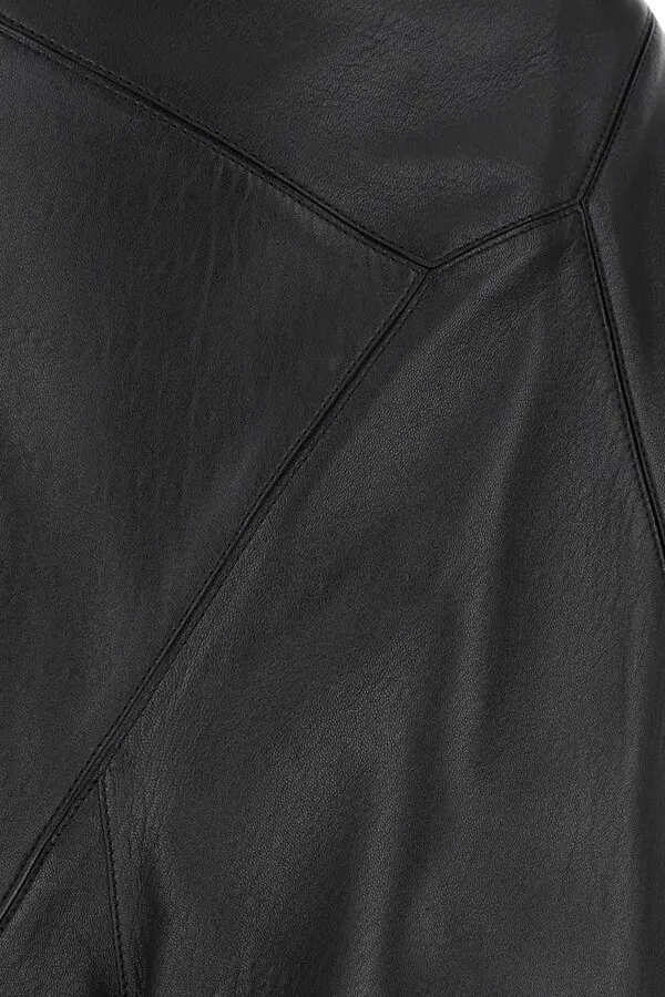 Loewe Asymmetrical Leather Culottes