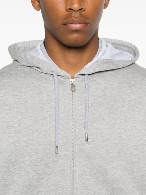 Brunello Cucinelli Sleeveless Zip-up Hoodie