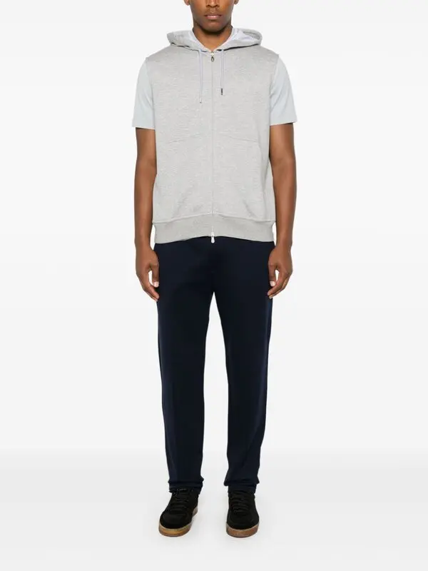 Brunello Cucinelli Sleeveless Zip-up Hoodie