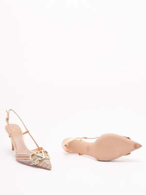 Valentino Garavani Vlogo Signature Slingbacks - Multicolor
