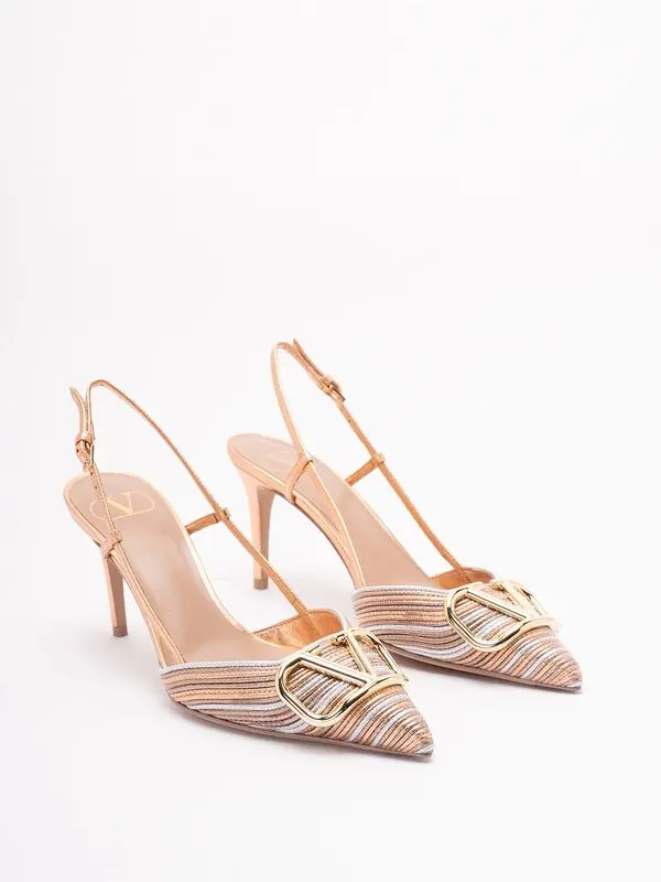 Valentino Garavani Vlogo Signature Slingbacks - Multicolor