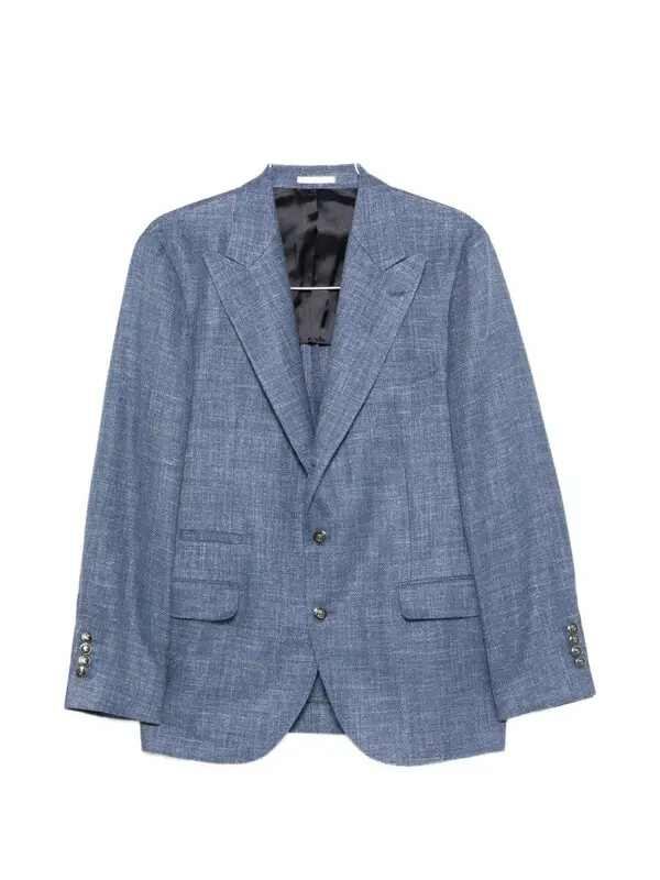 Brunello Cucinelli Wool Blend Single-breasted Jacket