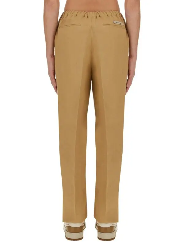 Fendi Canvas Tailored Trousers - Brown
