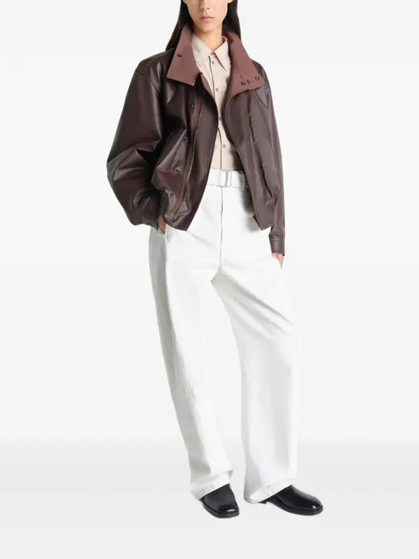 LEMAIRE Twisted Belted Trousers - Multicolor