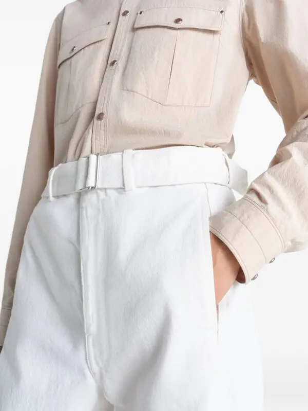 LEMAIRE Twisted Belted Trousers - Multicolor