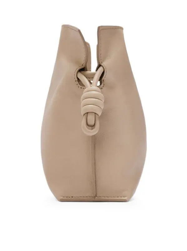 Loewe Flamenco Clutch Mini Bag In Calfskin Nappa - Cream