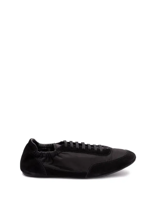Prada Re-nylon And Suede Vintage Finish Sneakers - Multicolor