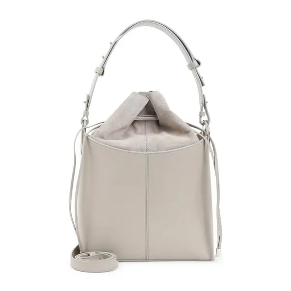 Giorgio Armani Taupe Leather Bucket Bag - Multicolor