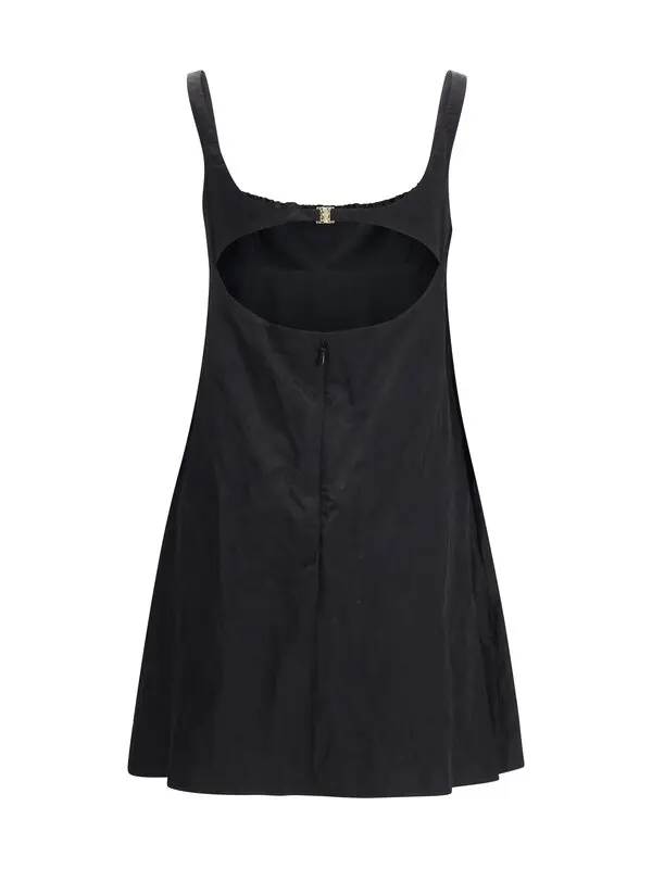 Chloé Mini Dress In Washed Technical Satin