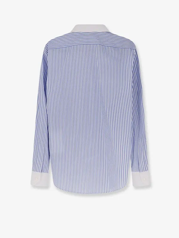 Celine Striped Cotton Shirt - Multicolor