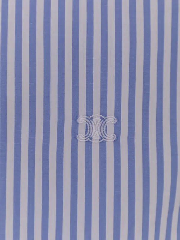 Celine Striped Cotton Shirt - Multicolor