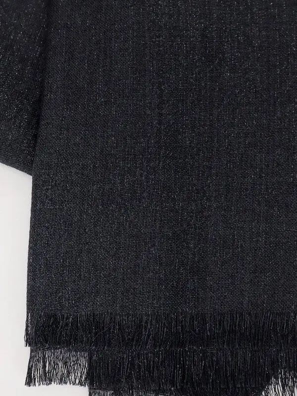 Brunello Cucinelli Sparkling Cashmere And Silk Scarf