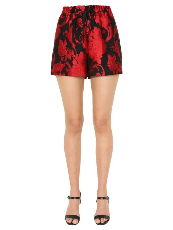 Dries Van Noten Brocade Print Shorts