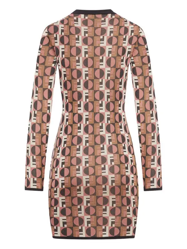 Fendi Optical Mini Dress - Multicolor