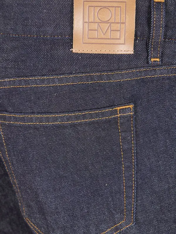 TOTEME Low Straight Denim Jeans