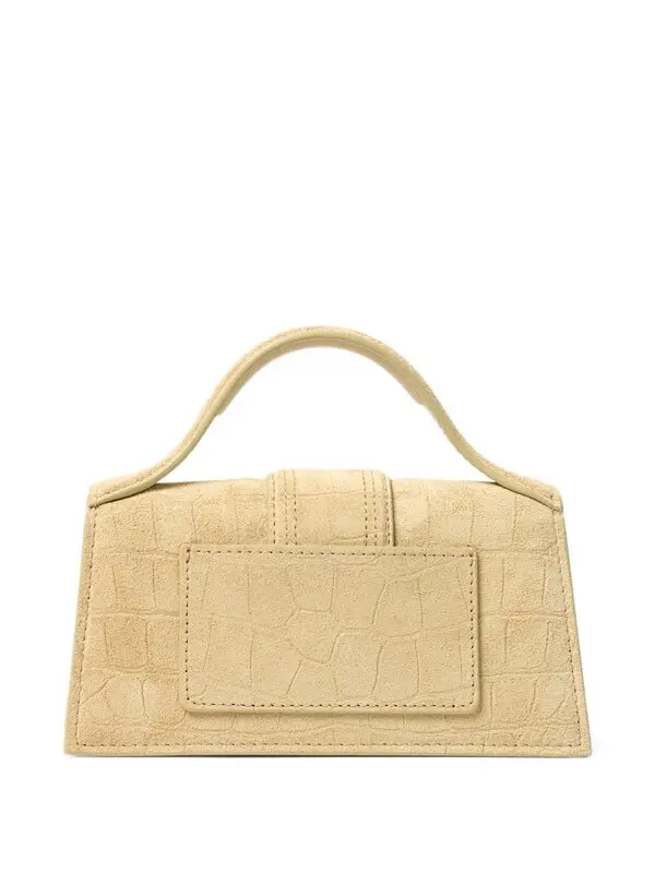 Jacquemus Bag With Croc Effect And Top Handle - Multicolor