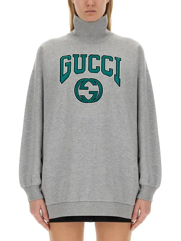 Gucci Embroidered Cotton Sweatshirt