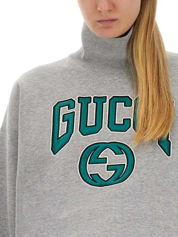 Gucci Embroidered Cotton Sweatshirt
