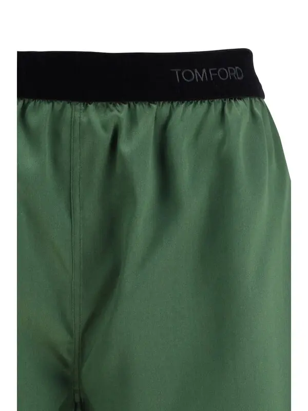 TOM FORD Stretch Silk Satin Pj Shorts