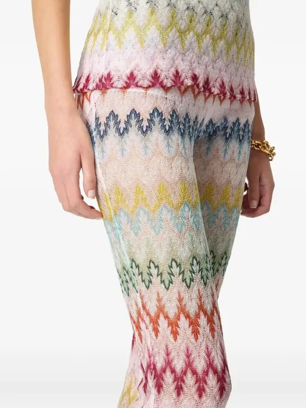 Missoni Zigzag Pattern Viscose Pants - Multicolor