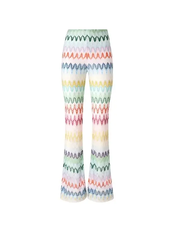 Missoni Zigzag Pattern Viscose Pants - Multicolor