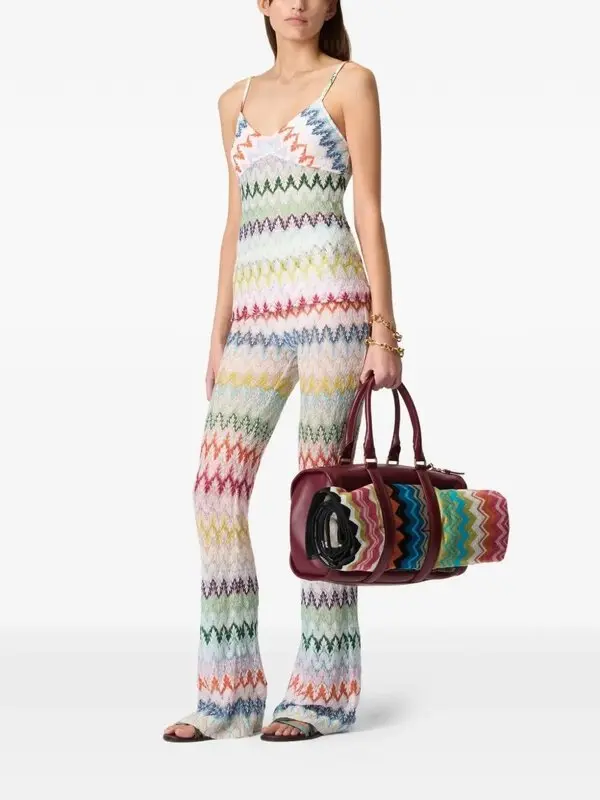 Missoni Zigzag Pattern Viscose Pants - Multicolor