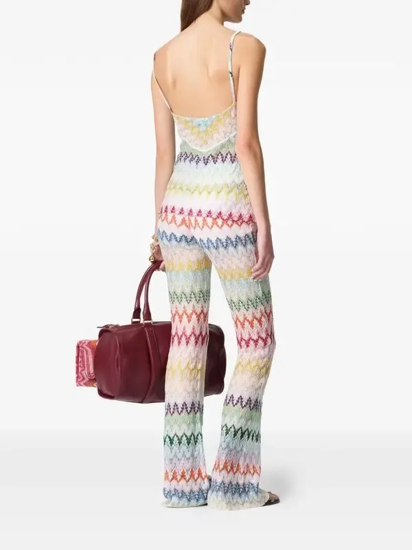 Missoni Zigzag Pattern Viscose Pants - Multicolor