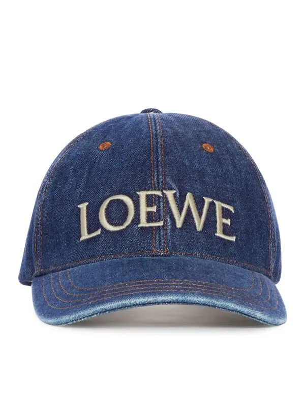 Loewe Denim Cap - Multicolor