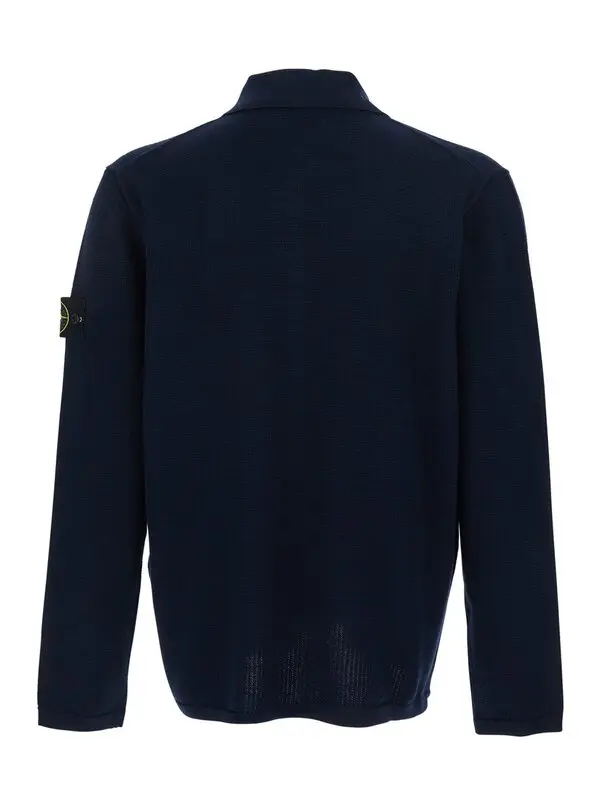 Stone Island Cotton Sweatshirt With Logo Patch