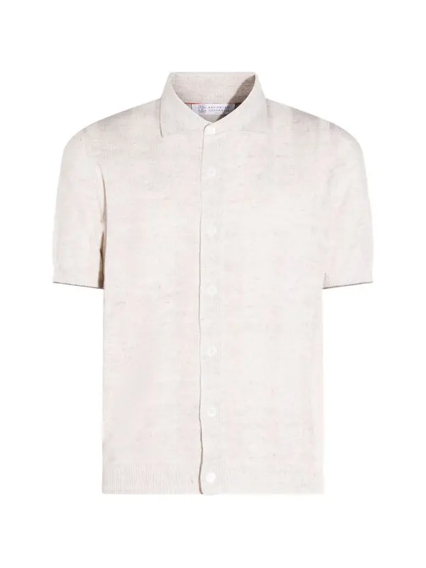 Brunello Cucinelli Linen And Cotton Blend Cardigan - Multicolor