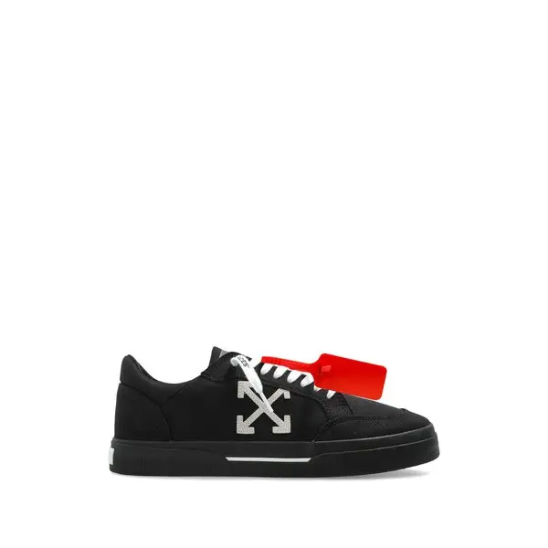 Off-White Arrow Motif Lace-up Low Top Sneakers - Black