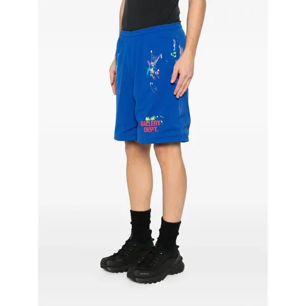 GALLERY DEPT. Royal Paint Splatter Track Shorts