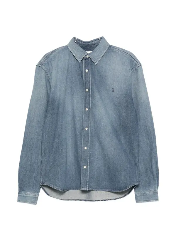 Saint Laurent Denim Cotton Shirt