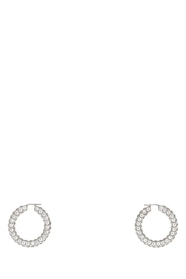 Amina Muaddi Embellished Hoop Earrings - Multicolor