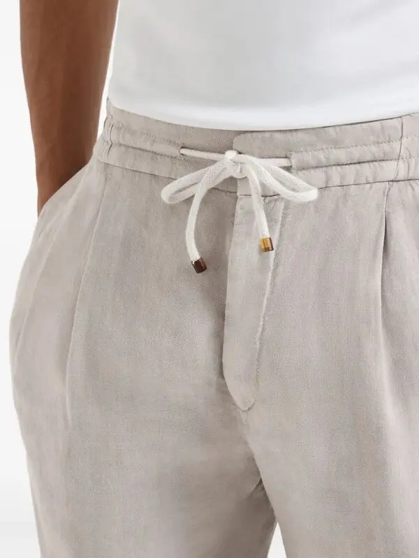 Brunello Cucinelli Linen Bermuda Shorts - Multicolor