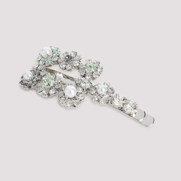 ROGER VIVIER Flower Strass Hair Clip