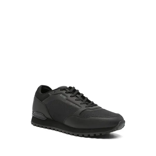 BOSS Panelled Lace-up Low-top Trainers