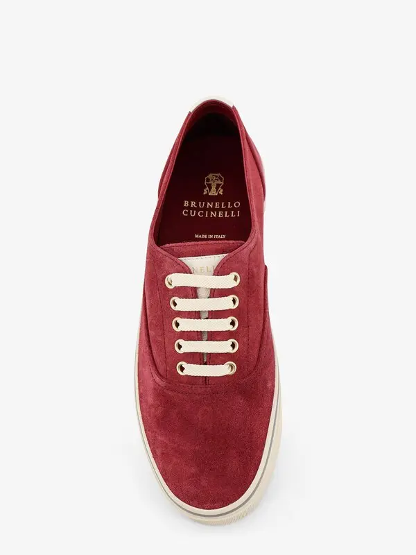 Brunello Cucinelli Suede Lace-up Sneakers - Multicolor