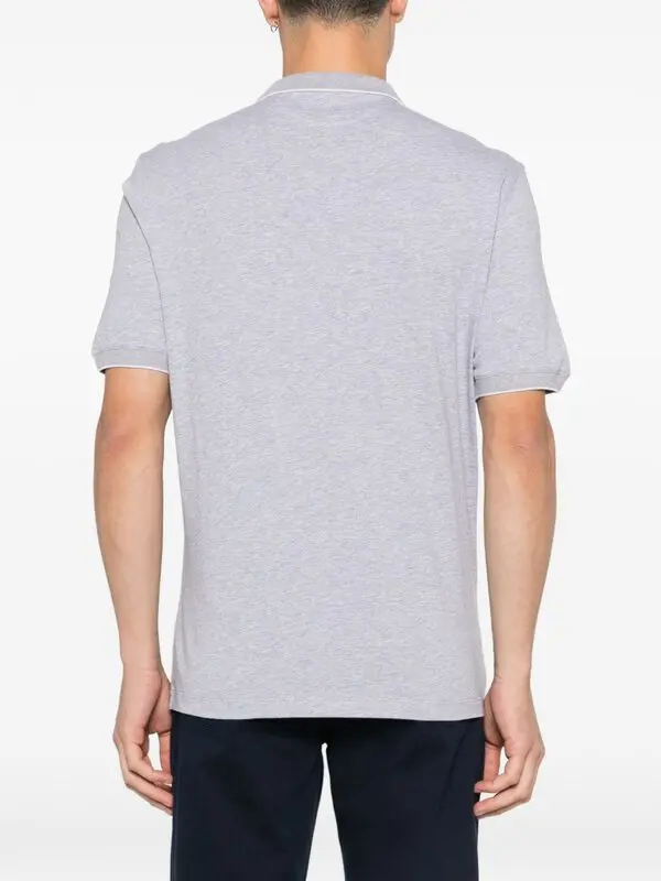 Brunello Cucinelli Logo Cotton Polo Shirt - Multicolor
