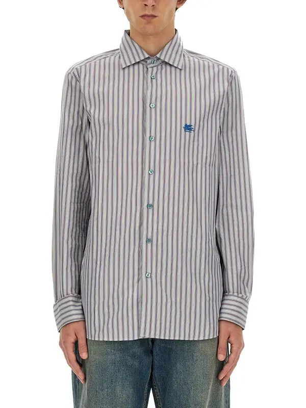 Etro Pegasus Logo Shirt - Multicolor