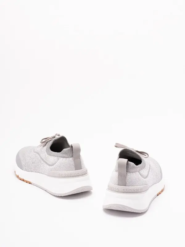 Brunello Cucinelli Techno Cotton Knit Sneakers