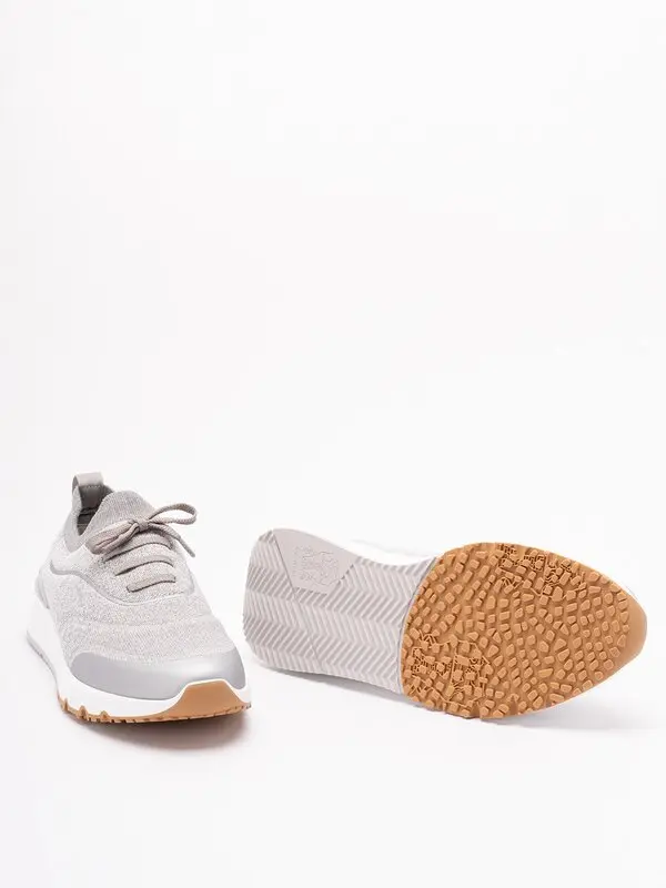 Brunello Cucinelli Techno Cotton Knit Sneakers