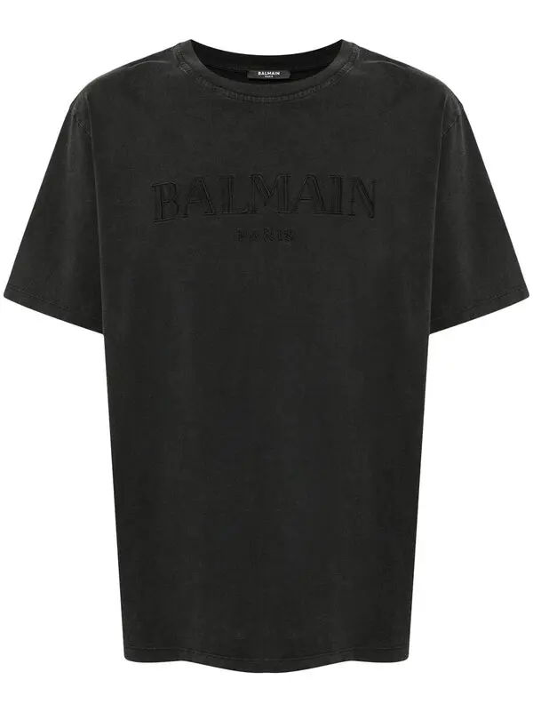 Balmain T-shirt With Vintage Embroidery