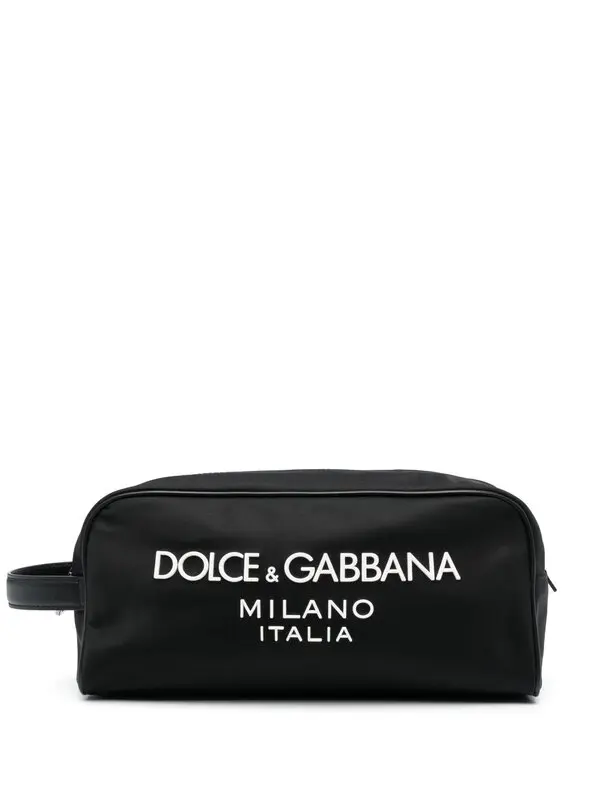 Dolce & Gabbana Logo Wash Bag - Black