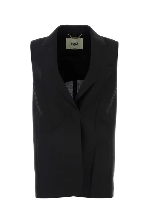 Fendi Mohair Blend Vest