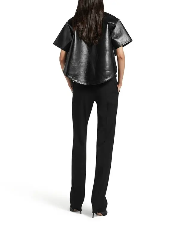 Balenciaga Slim Fit Tailored Trousers - Black