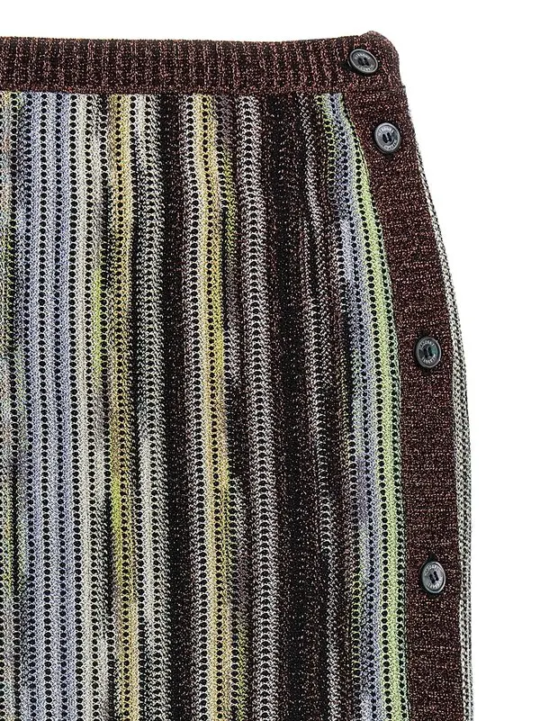Missoni Caperdoni" Mini Skirt With Lamé Filaments