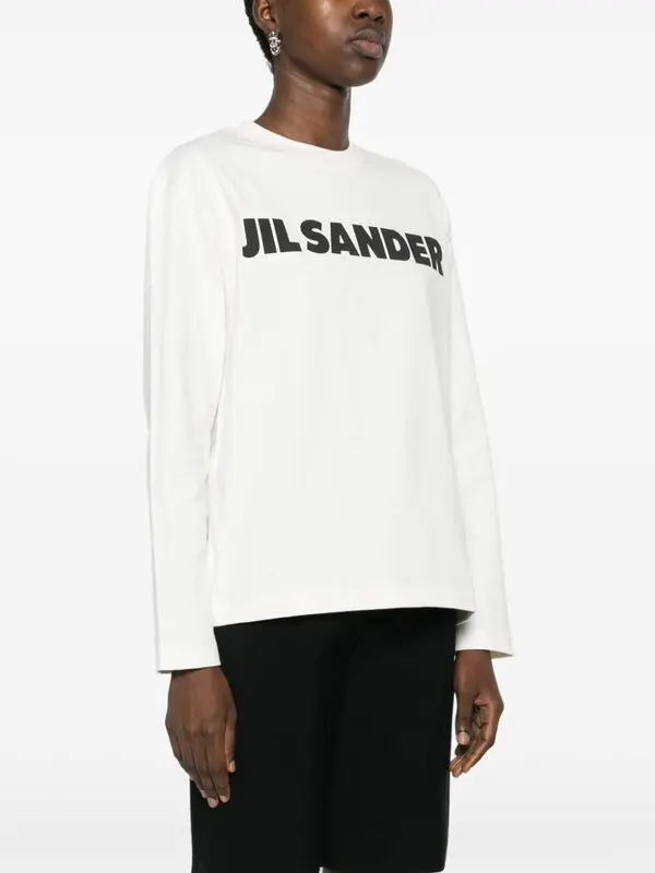 JIL SANDER Logo Print Cotton T-shirt - Multicolor